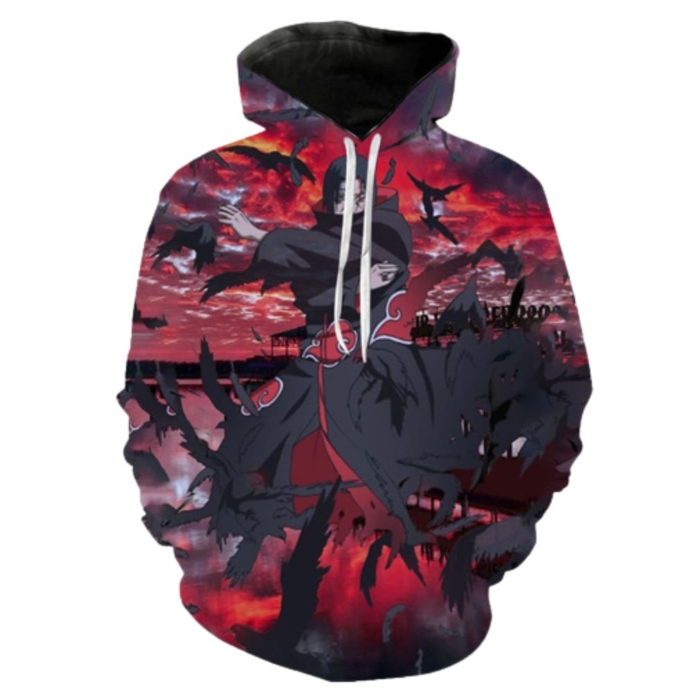 Naruto Hoodie Itachi Krähen - Naruto Shop Deutschland