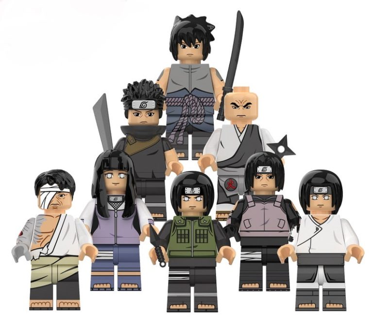 Naruto LEGO - 8er Set Lego Naruto Figuren - Obito, Naruto, Sasuke ...